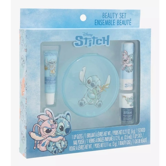 Disney | Makeup | Nib Disney Stitch 4 Pc Beauty Set | Poshmark